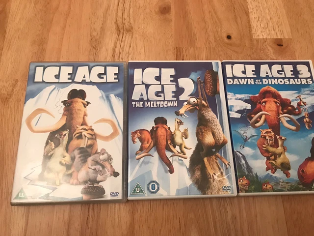 ICE AGE 1-3 Collection (DVD, 2009, 3-Disc Set, Box Set) £5.92 - PicClick UK