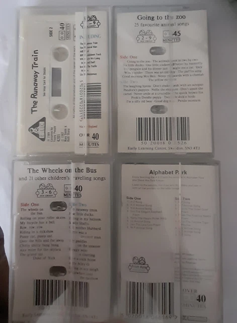SET OF 4 'EARLY 1990's ELC Audio/ Musical - Songs/ Stories Children's ...