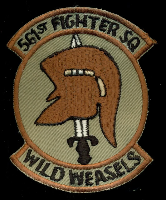 USAF 561ST FIGHTER Squadron Wild Weasels Desert Storm Patch S-12 £13.90 ...
