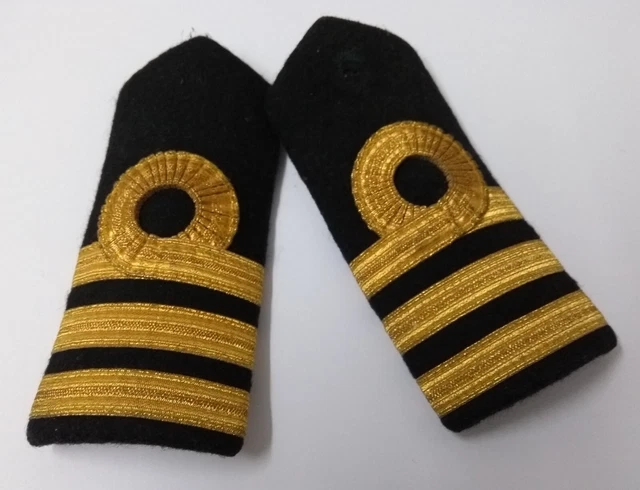 MARINEOFFIZIERE KOMMANDANT UNIFORM Schulterbretter Schulterklappe ...