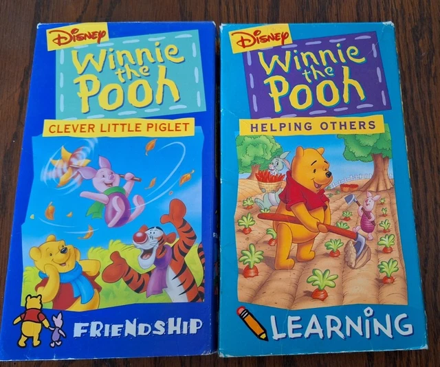 WINNIE THE POOH Learning Helping Others + Clever Little Piglet VHS ...