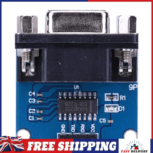 MAX3232 RS232 TO TTL Serial Port Converter Module 3.3V-5.5V Female DB9 Connector £4.31 - PicClick UK