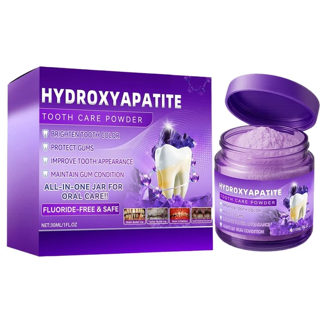 PURPLE TEETH RESTORATION Mineral Powder, Mineral Tooth Powder, Dental ...