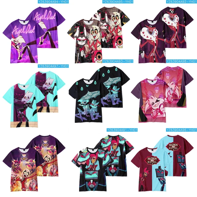 HAZBIN HOTEL ALASTOR Angel Dust Vaggie Charlie 3D T-Shirts Adult Kids ...