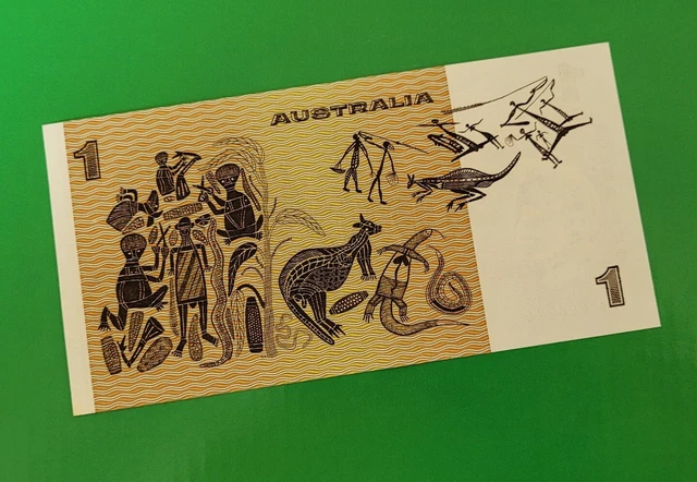 AUSTRALIA $1 ONE Dollar Bank Note - Johnston Stone - uncirculated $3.95 ...