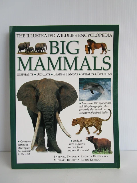 BIG MAMMALS ILLUSTRATED Encyclopedia, Wildlife, 2003 $36.45 - PicClick AU