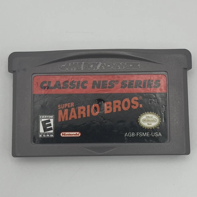 SUPER MARIO BROS. Classic NES Series (Game Boy Advance GBA, 2004 ...