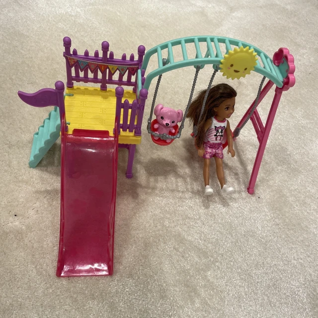BARBIE CHELSEA PLAYGROUND Playset swing slide £11.87 - PicClick UK