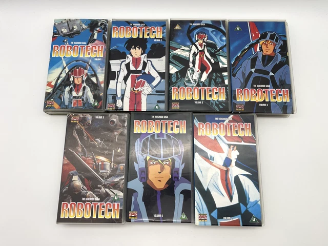 RARE ROBOTECH VHS Collection Volumes 1-7 - Vintage Anime Manga VHS ...