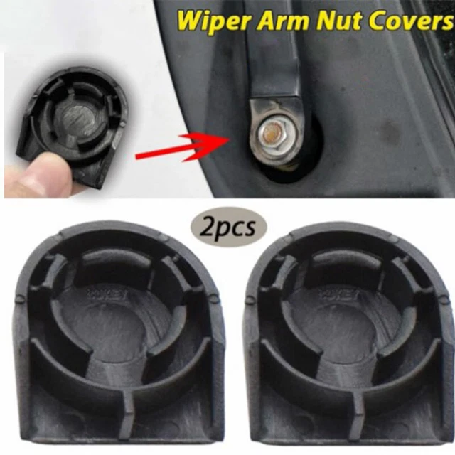 2PCS FRONT WINDSCREEN Wiper Arm Nut Cap Bolt Cover For E150 E160 Car ...