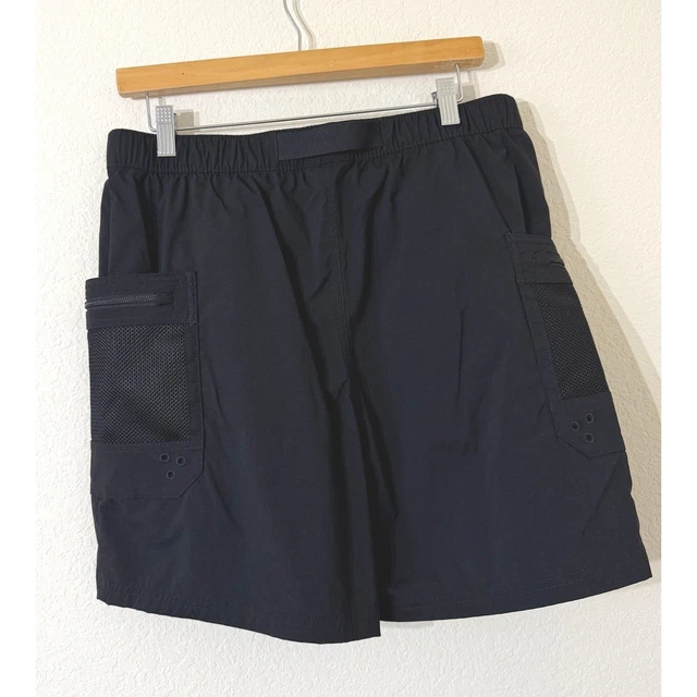 THE NORTH FACE Mens Black Class V Pathfinder Belted Tech Cargo Shorts ...