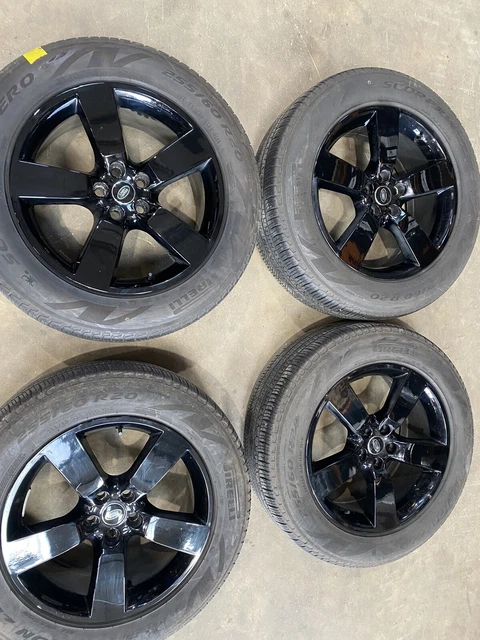 GENUINE LAND ROVER Defender 20” Gloss Black Alloy Wheels & Tyres 5098 £ ...