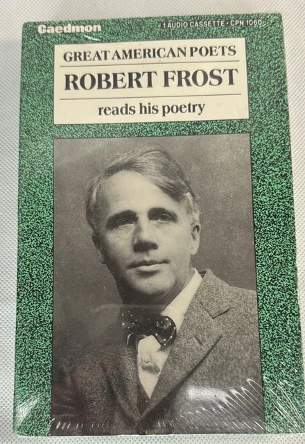 GREAT AMERICAN POET Robert Frost Reads His Own Poetry On Audio Cassette ...