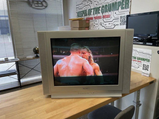SAMSUNG TX-P2730 27& Flat Screen CRT TV Retro Gaming Television No ...