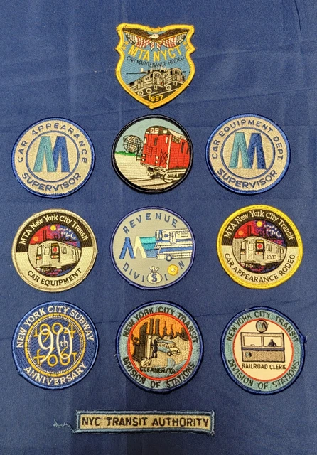 VINTAGE MTA NEW York City Transit Patch Subway Train NY NYC Rodeo ...
