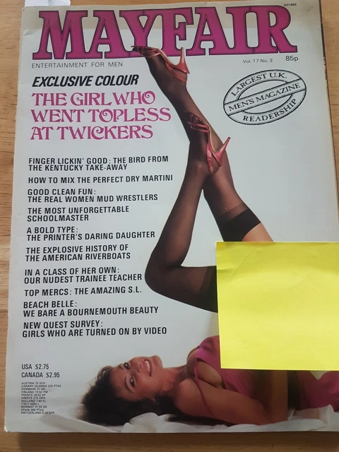 MAYFAIR MAGAZINE VOL.17 No.3 Erica Roe,Jane Hamilton,Penelope Parker,Ronald Cobb £21.52 ...