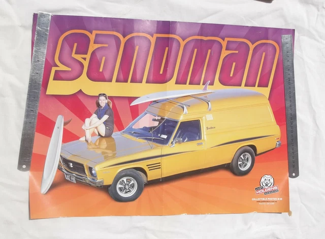 HK HOLDEN MONARO GTS 327 HQ Holden Monaro GTS 350 Poster Removed from a ...