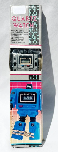 VINTAGE HONG KONG Quartz Robot Transformer Watch $20.50 - PicClick
