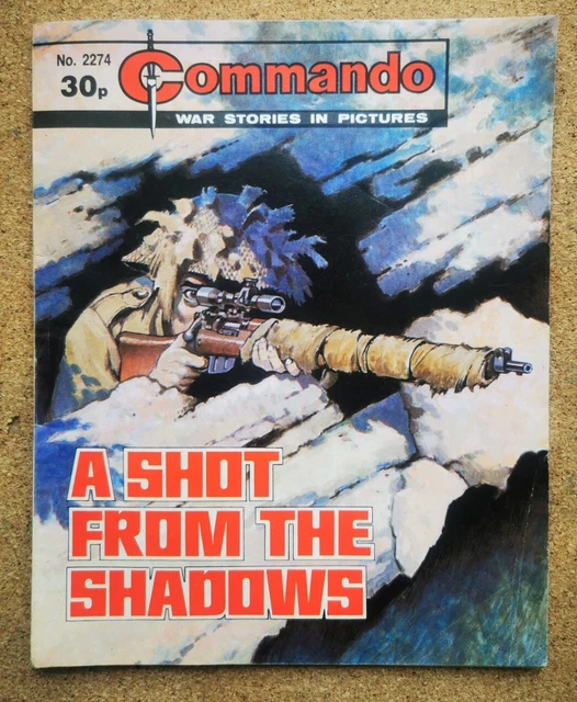 COMMANDO WAR COMIC No 2274 SHOT FROM SHADOWS (John Barnes / Martin ...
