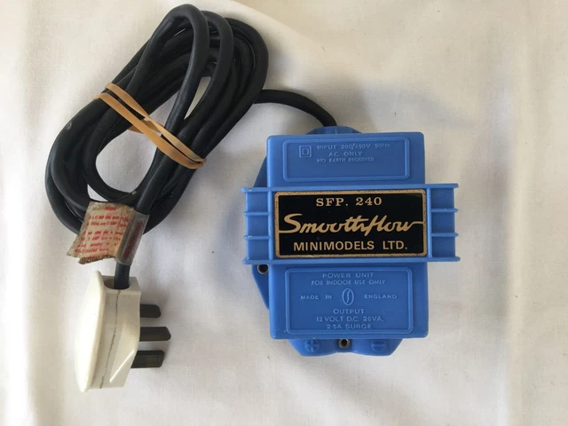 VINTAGE SCALEXTRIC MINIMODELS Smoothflow SFP240 Transformer/Power unit ...