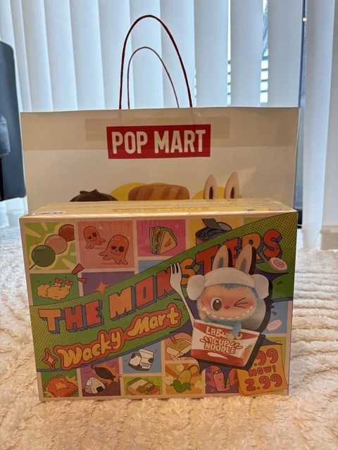 POP MART LABUBU The Monsters Wacky Mart Vinyl Figure Box Set New £230. ...