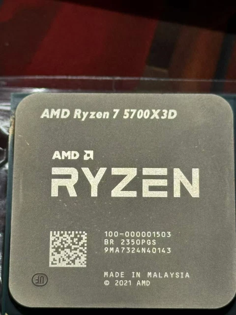 AMD RYZEN 7 5700X3D R7 CPU Socket AM4 Zen 3 96MB L3 Desktop CPU ...