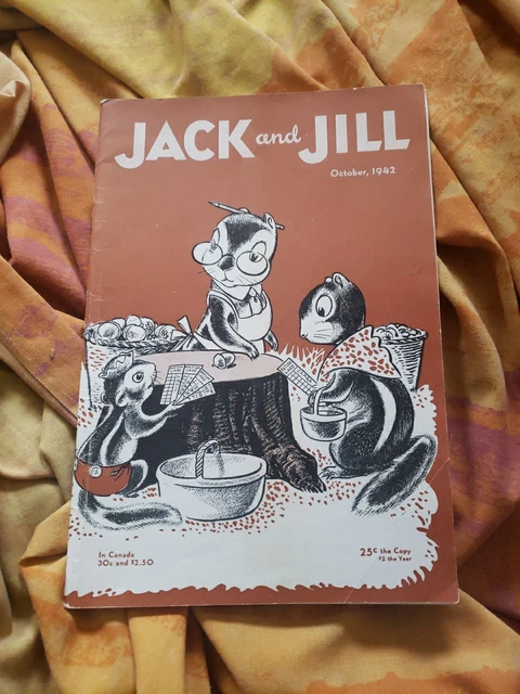 JACK AND JILL Magazine October 1942, WWII era £10.00 - PicClick UK