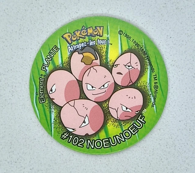 POG POKÉMON 39 Noeunoeuf Nintendo Pogs Kini Slammers Caps Cap Cheetos ...