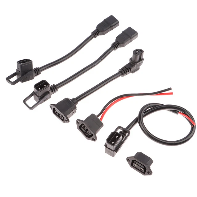 ELECTRIC VEHICLE CHARGER Connector Adapter E-bike Lithium Battery ...