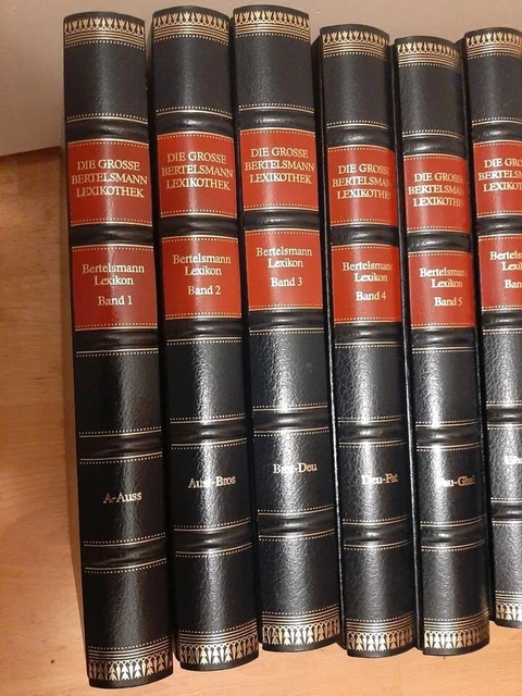 DIE GROSSE BERTELSMANN Lexikothek- Bertelsmann Lexikon 1-15 EUR 999,00 ...