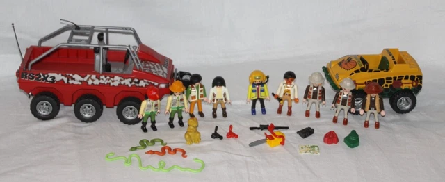 PLAYMOBIL DINOSAURIER SAURUS Team People Fahrzeug Geländewagen ...