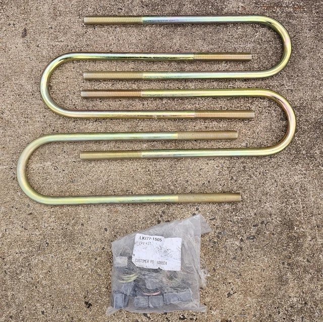 SUPERLIFT LEAF SPRING Axle U-Bolt Kit New Open Box 11424? $69.31 ...