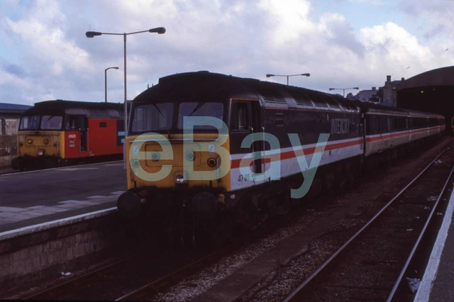 35MM RAILWAY SLIDE of Class 47 47811 @ Penzance Copyright to Buyer £4. ...