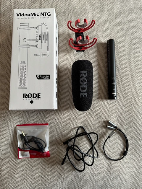 RODE VIDEOMIC NTG On-Camera Shotgun Microphone, plus foam cover ...