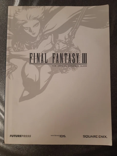 GUIDE OFFICIAL FUTURE press final fantasy III 3 nintendo DS anglais ...