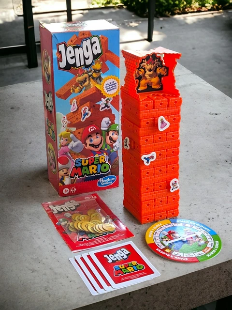 HASBRO JENGA SUPER MARIO 2020 Jenga Game Super Mario Edition By Hasbro ...