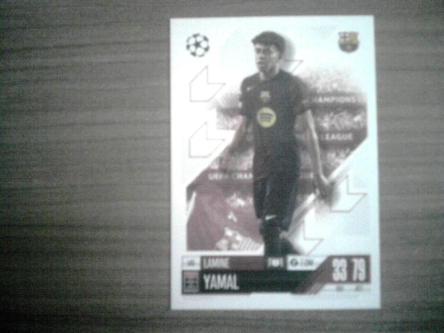 TOPPS MATCH ATTAX CHAMPIONS LEAGUE 2024/2025 LAMINE YAMAL Base Card 149 ...