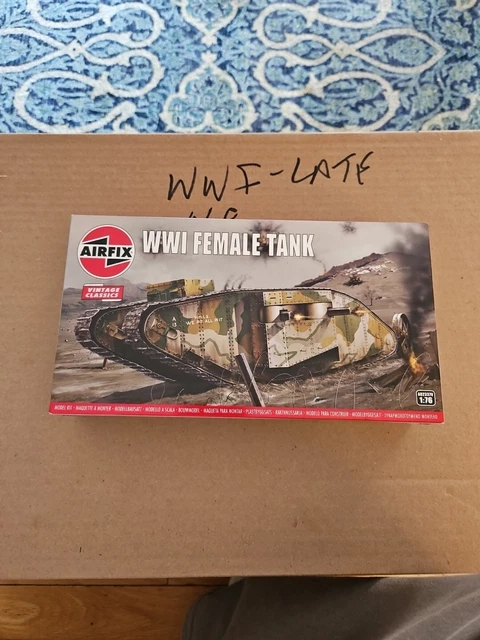 AIRFIX 02337V WWI British Mk. I 'Female' Tank 1/76 Scale Plastic Model ...