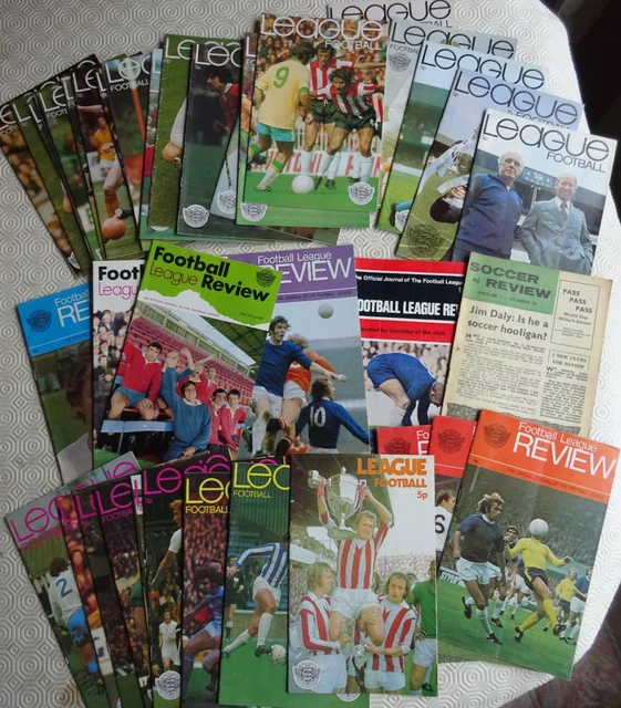 38 DIFFERENT COPIES of `League Football/Football League Review` from ...