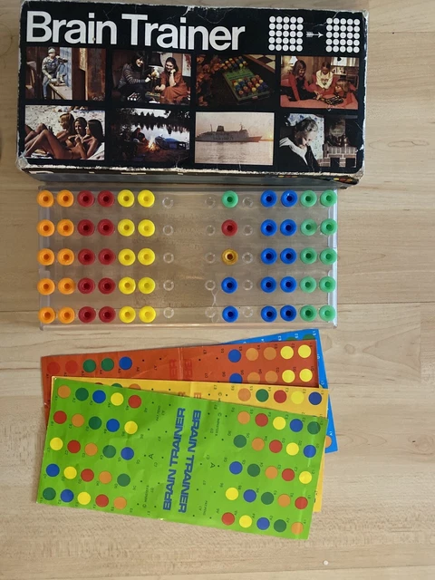 SPIEL BRAIN TRAINER Konzentrationsspiel Gehirntraining 80er Jahre EUR 5 ...
