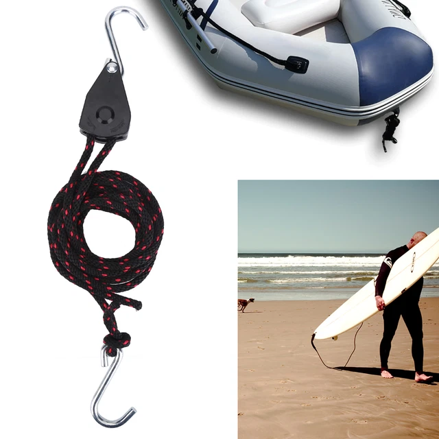 AU. PRACTICAL SUPER Strong Multi Uses Rope Ratchet Tie Down With S ...