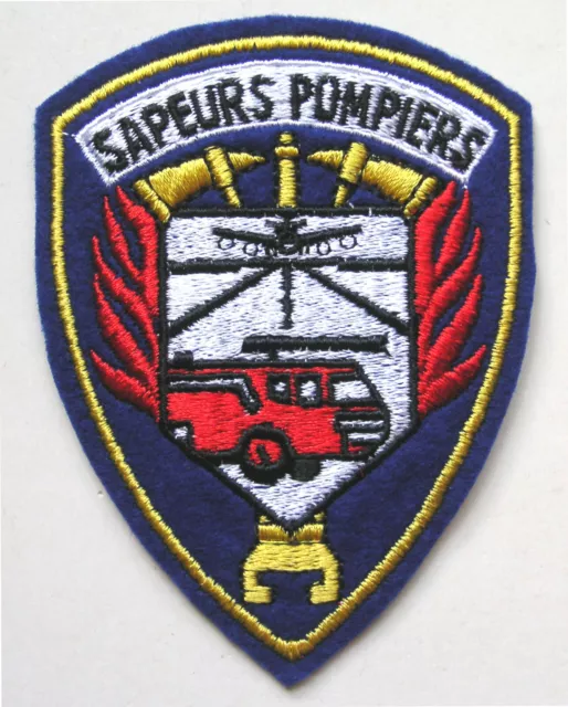 INSIGNE TISSU PATCH Ecusson Sapeurs Pompiers Aeroport - Aviation ... INSIGNE TISSU PATCH Ecusson Sapeurs Pompiers Aeroport - Aviation ...