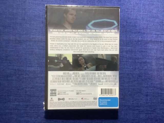 SIMULANT (DVD, 2023) Sam Worthington Sci-Fi - Brand New Sealed Region 4 ...
