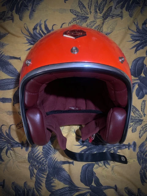 RUBY PARIS PAVILLON Ménilmontant Open Face Helmet with Ruby Visor £499.99 - PicClick UK