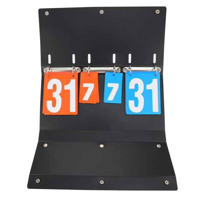 SCOREBOARD CHART FOOSBALL Scoreboard Sports Game Display Score £31.79 ...