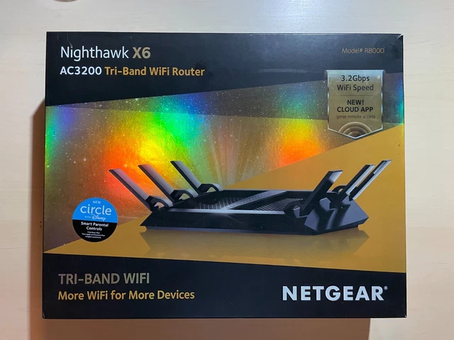 NETGEAR AC3200 NIGHTHAWK X6 Tri-Band WiFi Router - NIB $99.00 - PicClick