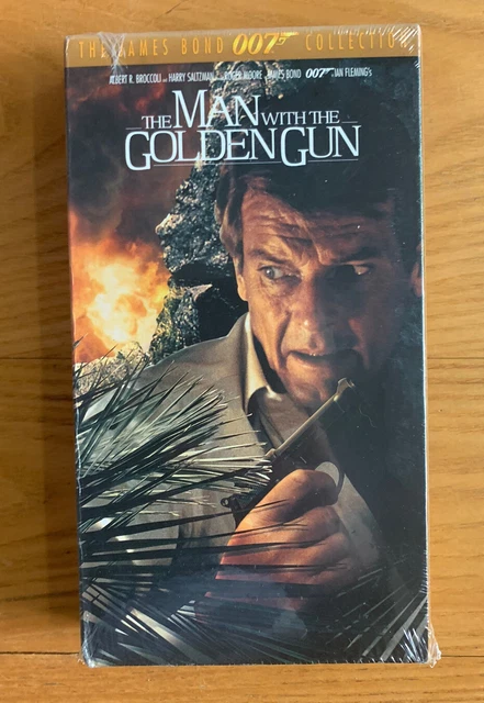 THE MAN WITH the Golden Gun VHS James Bond 007 Roger Moore film NEUF ...