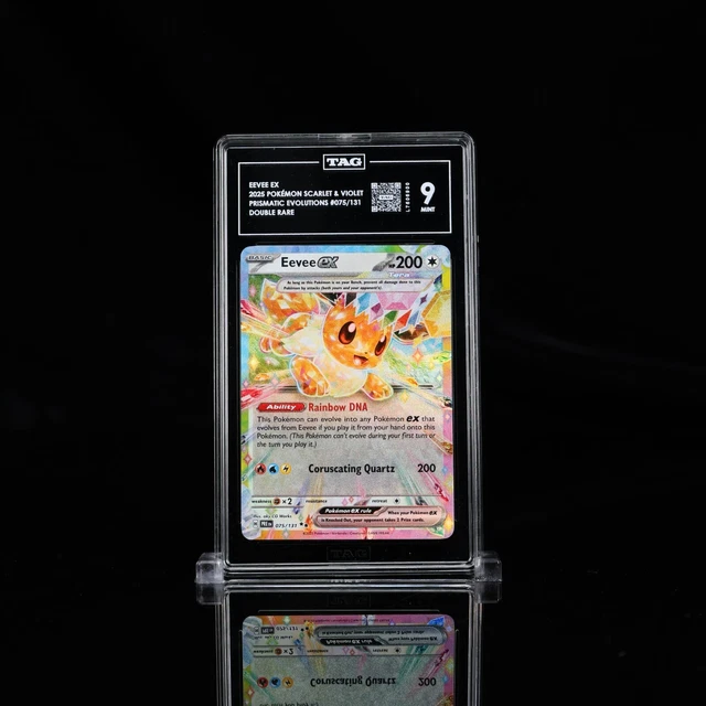 2025 POKEMON PRE En-Prismatic Evolutions #075 Eevee Ex Tag 9 £28.42 ...