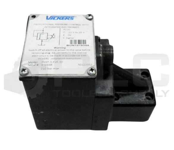 VICKERS EHST-3-FVF-30 PROPORTIONAL Pressure Control Valve 210Bar £931. ...