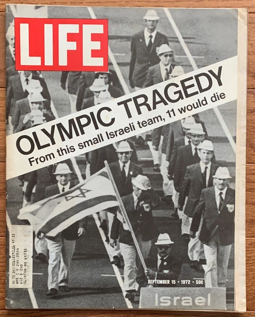 LIFE MAGAZINE SEPTEMBER 15 1972 Olympic Tragedy Small Israeli Team 11 ...